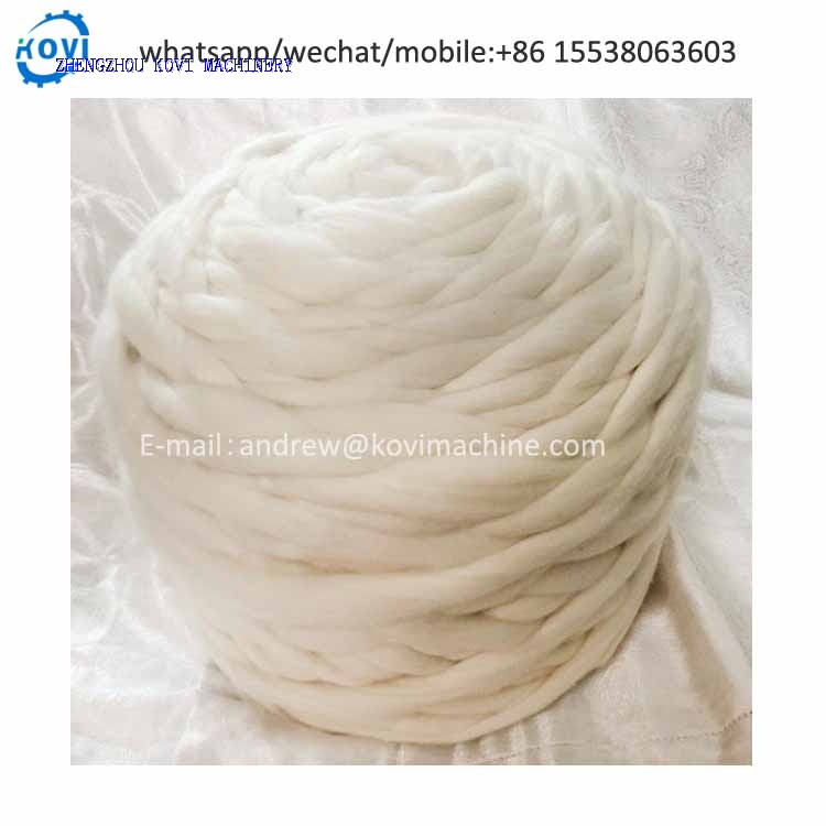 Sheep Wool Carding Strip Cotton Machine Cotton Sliver Cotton Coil Camel ...