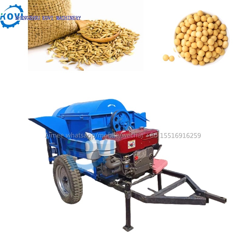 Agricultural Rice Paddy Thresher Machine Wheat Threshing Machine Grain ...