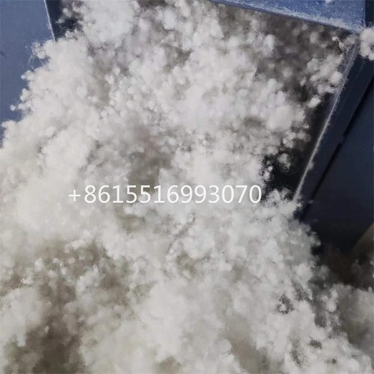 Pillow filling polyester fiber cotton Ball Pearl Fiber Processing ...
